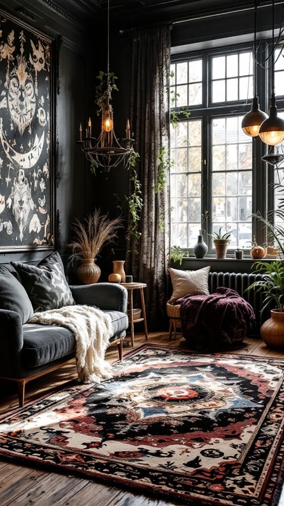 27+ Enchanting Maximalist Living Room Ideas for a Witchy Vibe – Ava Rose